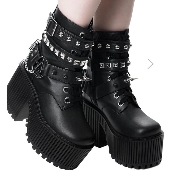 Killstar | Shoes | Iso Killstar Alice Studded Boots | Poshmark
